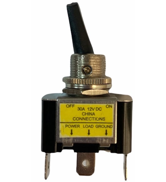 12 VOLT DC 30 AMPER TOGGLE SWİTCH ON-OFF IŞIKLI (IC-151B)