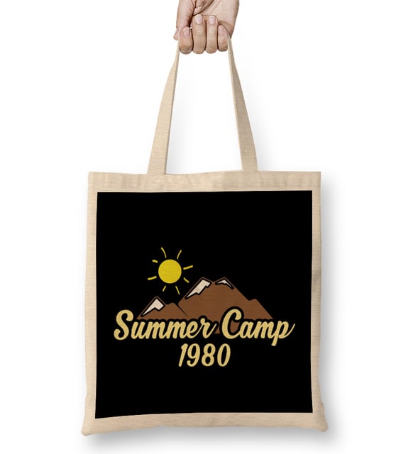 Summer Camp 1980s Vintage Retro 80s Campers Bez Çanta Uzun Saplı