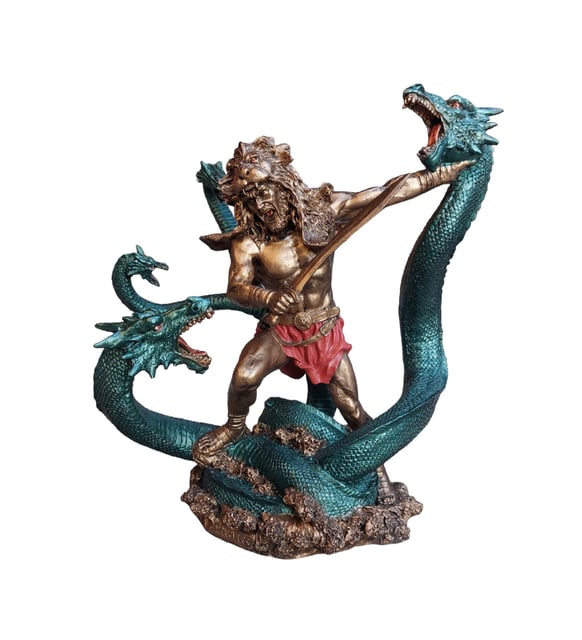 Herkül ( Hercules ) Ve Hidra ( Hydra ) Heykeli