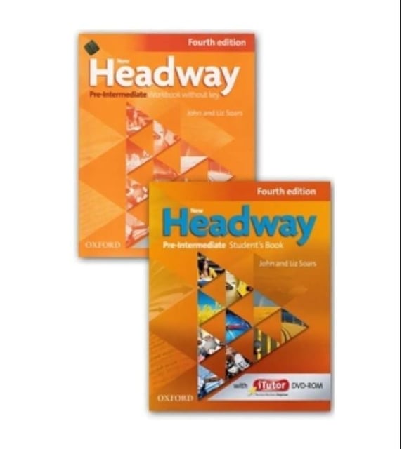 New Headway Pre-intermediate Student's Book + Workbook+ CD 4th Ed