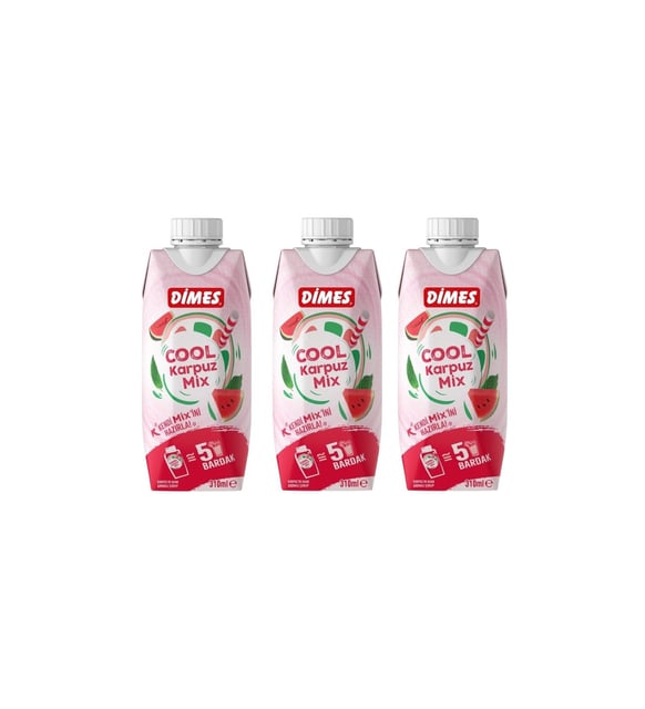 Dimes Cool Lime Karpuz Mix 310 ml x 3 Adet