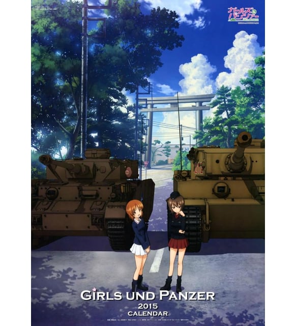 Girls Und Panzer 2 10*20 Cm Ahşap Poster