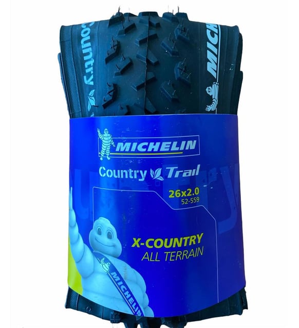 MICHELIN COUNTRY TRAIL 26X2.00 52-559 DAĞ DIŞ LASTİK KATLANIR SİYAH