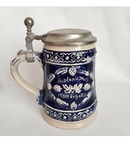 KOBALT KAPAKLI ESKİ ALMAN BEER STEIN KOPFENU.MA13 GOTTERHALT'S PORSELEN ...