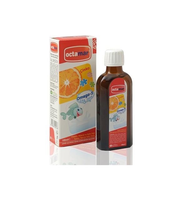 Octamar Balık Yağı ve Vitamin İçeren Şurup 100 ml