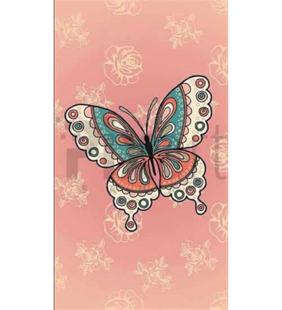 Tatlı Kelebek Çizimi PixArt Sanat Elmas Mozaik Tablo Diamond Türkiye 38*66