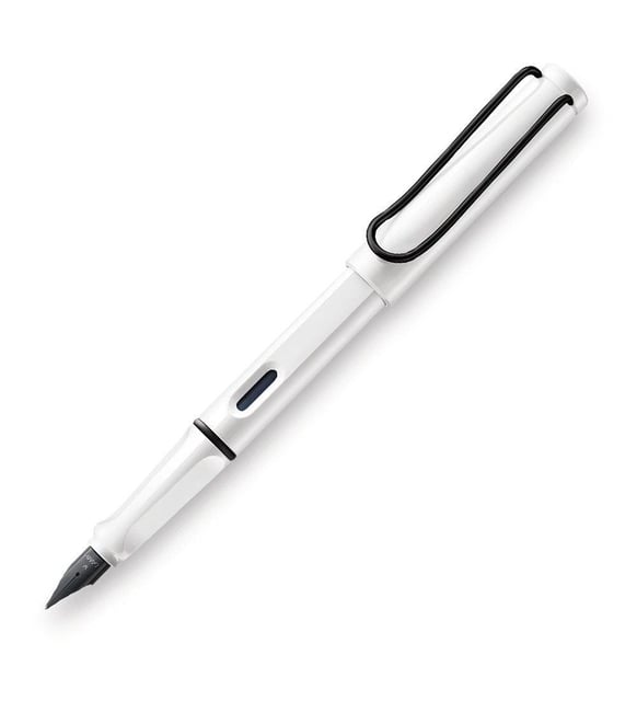 Lamy Dolma Kalem Safari Siyah Renk Klips M Uç Beyaz Dolma Kalem