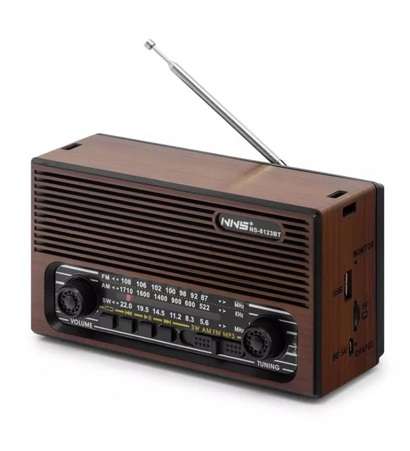 RADYO NOSTALJI SARJLI BT/USB/SD NNS NS-8123BT