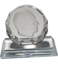 Kristal ATATURK BIBLO MASALIK Makam Hediyesi M01ATA