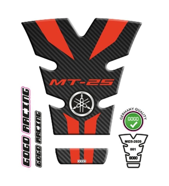 Yamaha Mt25 2020 - 2023 Uyumlu Tank Pad 001