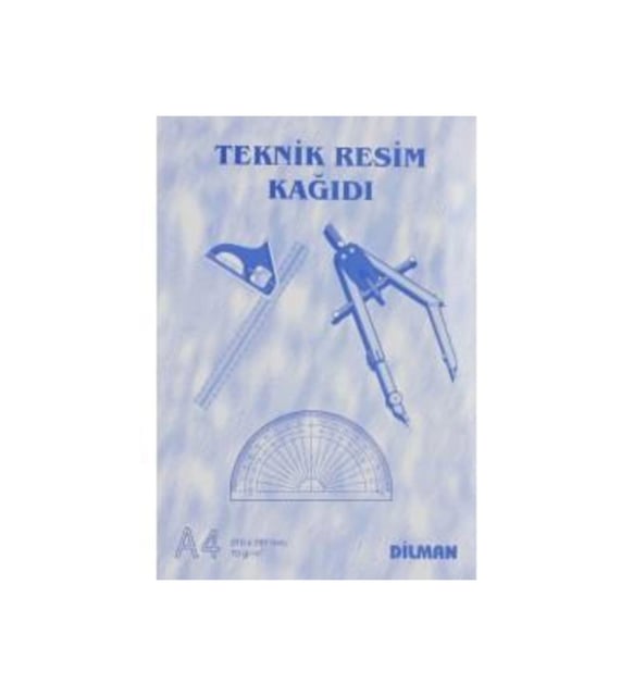 DİLMAN TEKNİK RESİM KAĞIDI A4 DİKEY