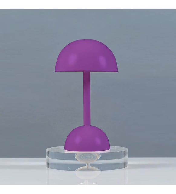 Led Mor Mantar Masa Lambası Şarjlı