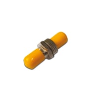 ST-ST Coupler, Seramik Ferrule, Metal, Simplex, Singlemode, sarı koruma ...