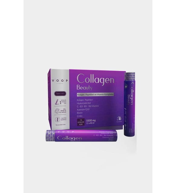 VOOP Collagen Beauty 5500 mg 15 Tüp x 40 ml - 15 Günlük