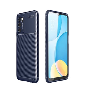 Gpack Oppo A16 Kılıf Negro Karbon Görünüm Dizayn Silikon (Siyah)