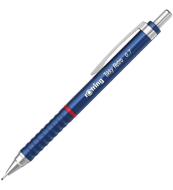 ROTRING TIKKY RETRO VERSATIL KALEM METALİK MAVİ 0.7mm