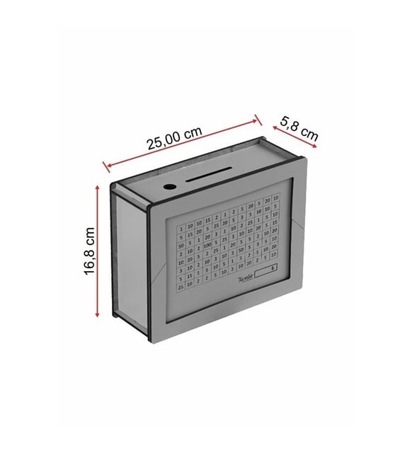 Hedef Kumbara, Para Biriktirme Kutusu, Parabox, 5.000 Tl Kumbarasiyah7 ...