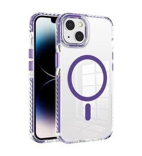 Gpack Apple iPhone 13 Kılıf Magsafeli Airbagli Nana Kapak (Turuncu)